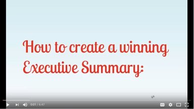 How to Write a Winning Executive Summary - Eloquens