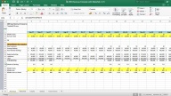 SaaS Revenue Waterfall Excel Chart Template - Eloquens