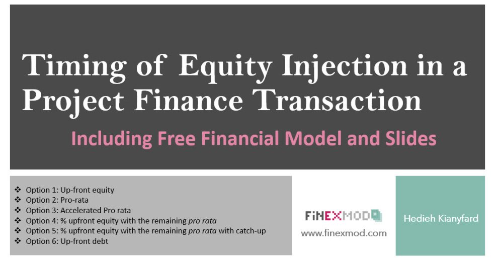 Timing of Equity Injection (Slides and Example Financial Model) - Eloquens
