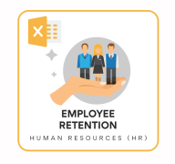 Employee Retention Dashboard Excel Template - Eloquens