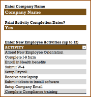 New Employee Checklist Excel Template - Eloquens