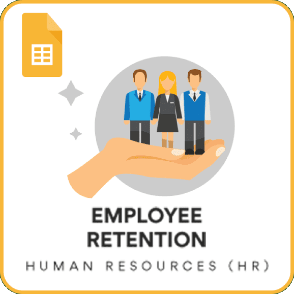 Employee Retention Dashboard Google Sheet Template - Eloquens