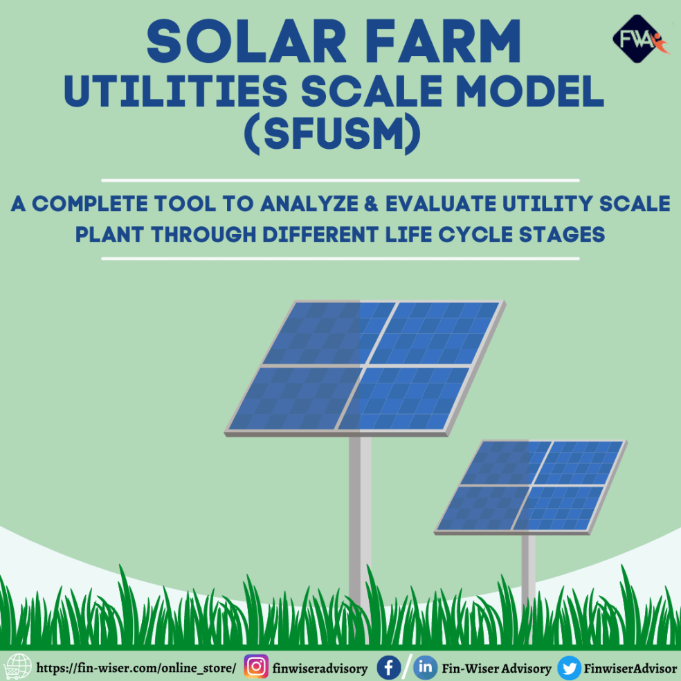 Solar PV Plant 3 Statements Financial Model with Flexible Timeline, NPV ...