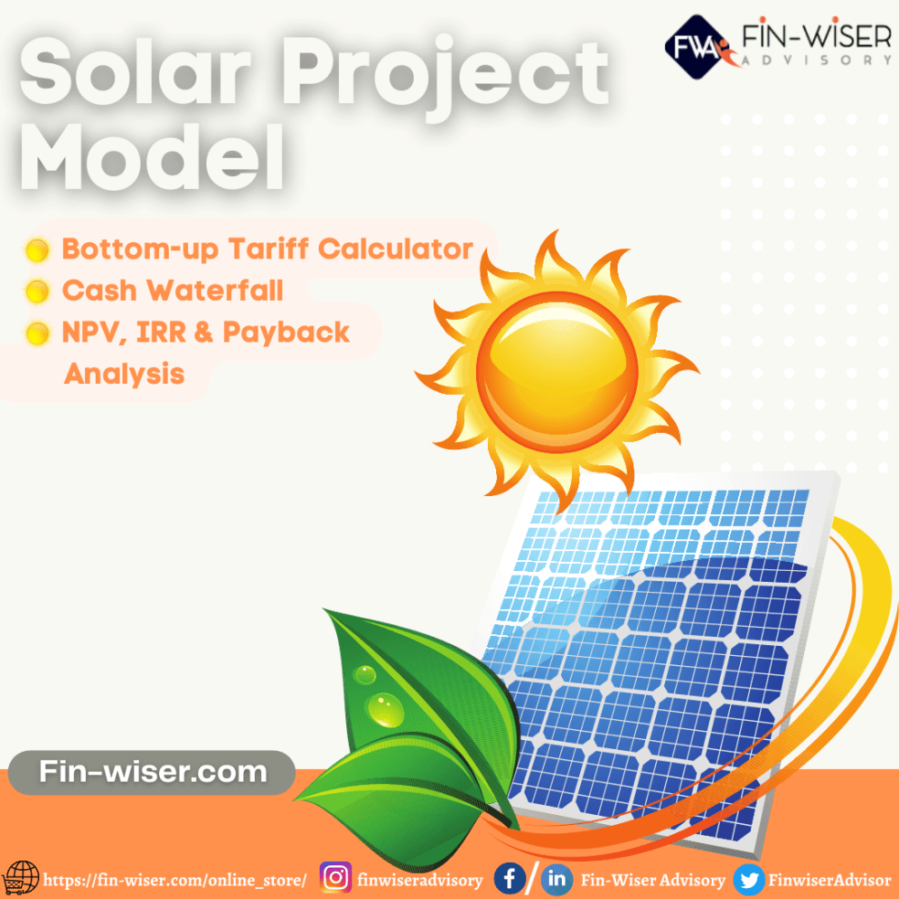 Solar Farm Development Model with Integrated Financial Statement, Cash ...