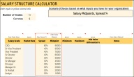 Salary Structure Calculator Excel Template - Eloquens