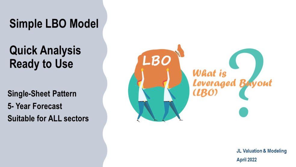 LBO Simple & Quick Analysis Model - Ready to Use Dynamic and Suitable ...