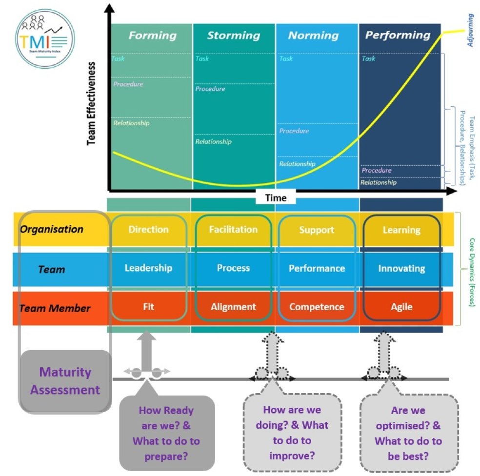 Overview of the Team Maturity Index - Eloquens