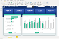 Financial Cash Flow Dashboard in Microsoft POWER BI - Eloquens