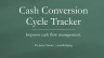 Cash Conversion Cycle (CCC) Quarterly Tracker Template in Excel - Eloquens