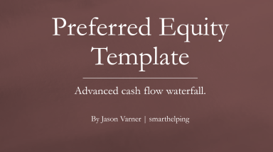 Preferred Equity - Waterfall Excel Model - Eloquens