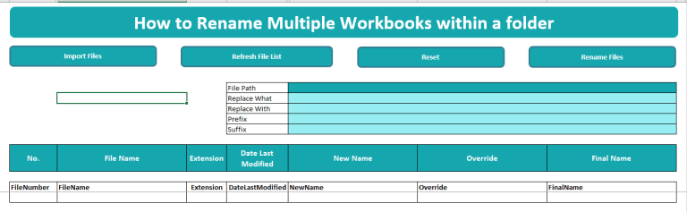 How To Rename Multiple Files Of A Folder In Excel? - Eloquens