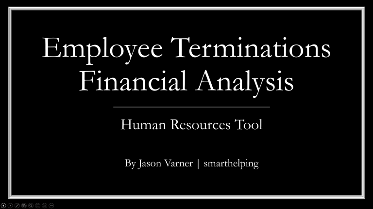 HR Firing Tool: Financial Impact Analysis - Eloquens