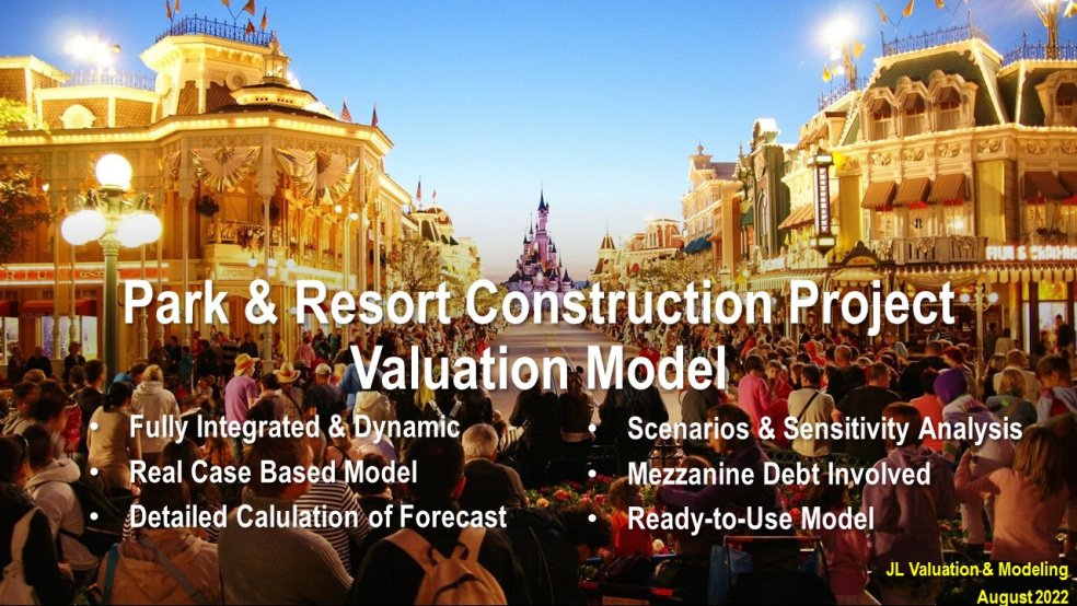 Park & Resort Construction Project Integrated Financial Model - Eloquens