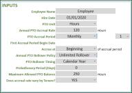PTO Balance Calculator (Salaried) – Google Sheet Template - Eloquens
