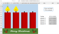 Simulate Christmas candles in Excel - Eloquens