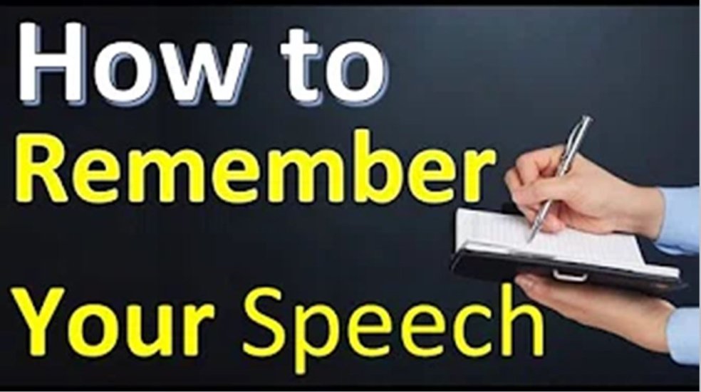 How to Remember your Speech - Eloquens