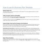 3 years Business Plan templete (Word + Excel) - Eloquens