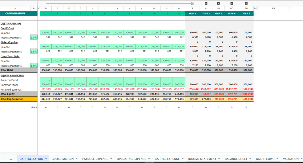 3-Statement Financial Model - Eloquens