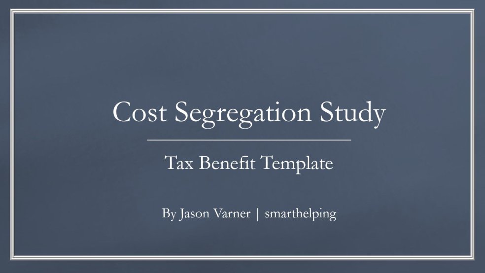 Cost Segregation Study: 100+ Slots - Eloquens