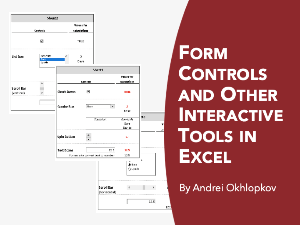 Form Controls and Other Interactive Tools in Excel - Eloquens