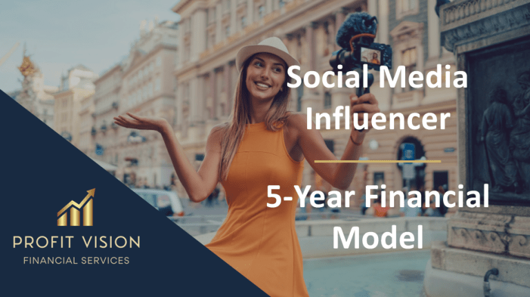 Social Media Influencer - 5 Year Financial Model - Eloquens