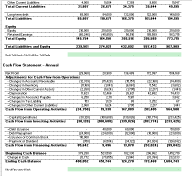 3-Statement Financial Model with debt schedule - Eloquens