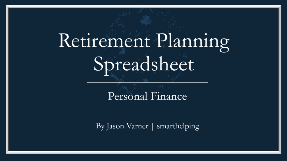 Retirement Planner Excel Model - Cash Flow Forecasting with Inflation ...