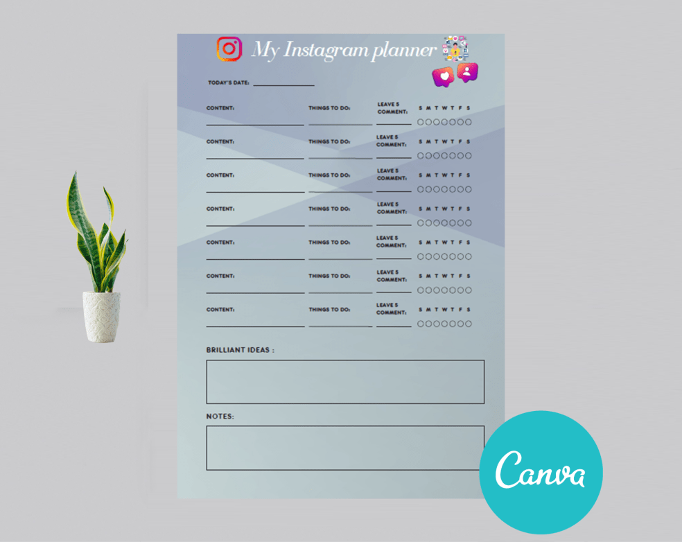My Instagram planner - Eloquens