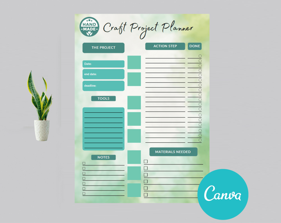 Craft Project Planner - Eloquens
