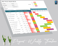 Project Weekly Timeline Template Eloquens