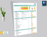 Personal income, expenses & saving template - Eloquens