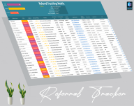 Referral Tracking Matrix Template - Eloquens