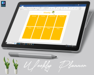 7 Days Weekly Planner Template 2 - Eloquens