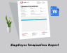 Employee Termination Report Template - Eloquens