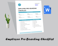 Employee Pre-Boarding Checklist - Eloquens