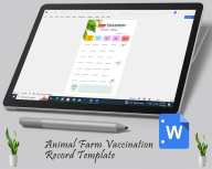 Animal Farm Vaccination Record Template - Eloquens