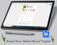 Animal Farm Medical Record Template - Eloquens
