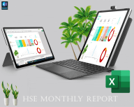 HSE Dashboard - Safety Dashboard Microsoft Excel - Eloquens