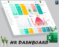 HR Dashboard | Human Resources Excel Template - Eloquens