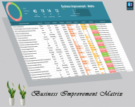 Business Improvement Matrix Template - Eloquens
