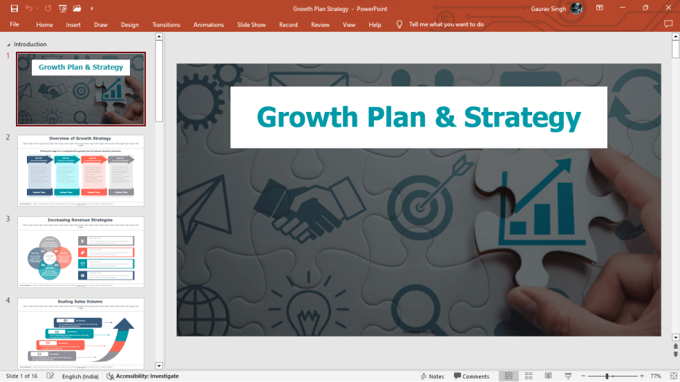 Growth Strategy Templates - Eloquens