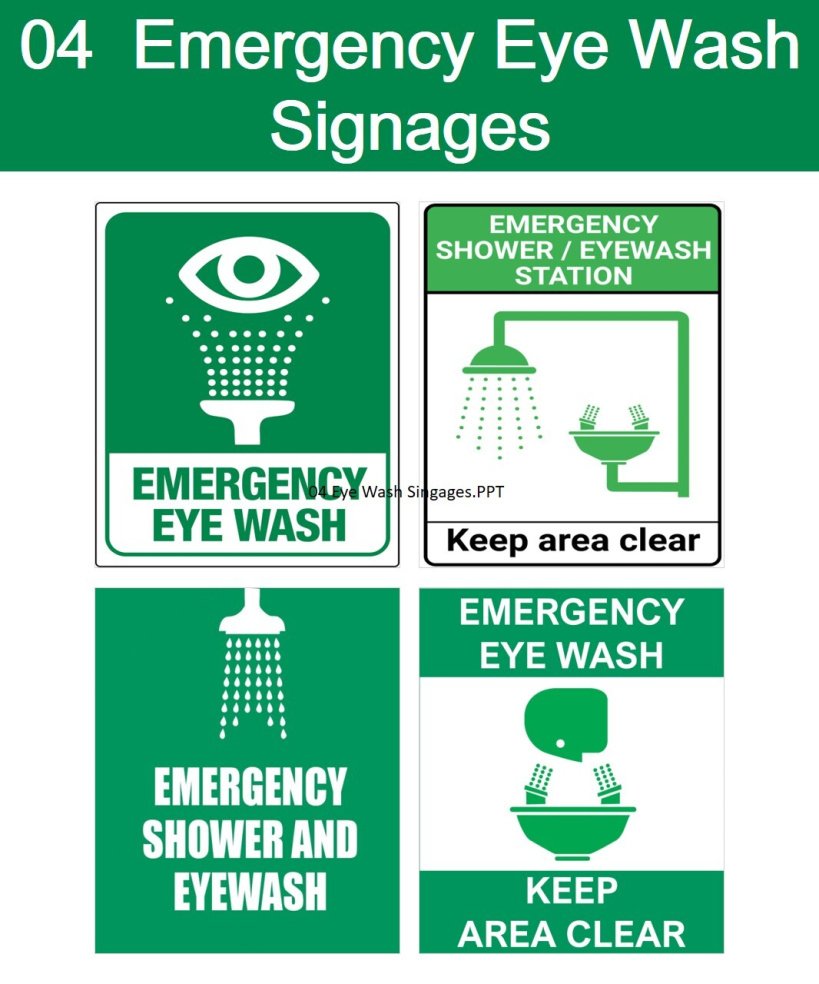 04 Eye Wash Singages - Eloquens