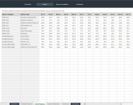 Expense Analysis Excel Dashboard - Eloquens