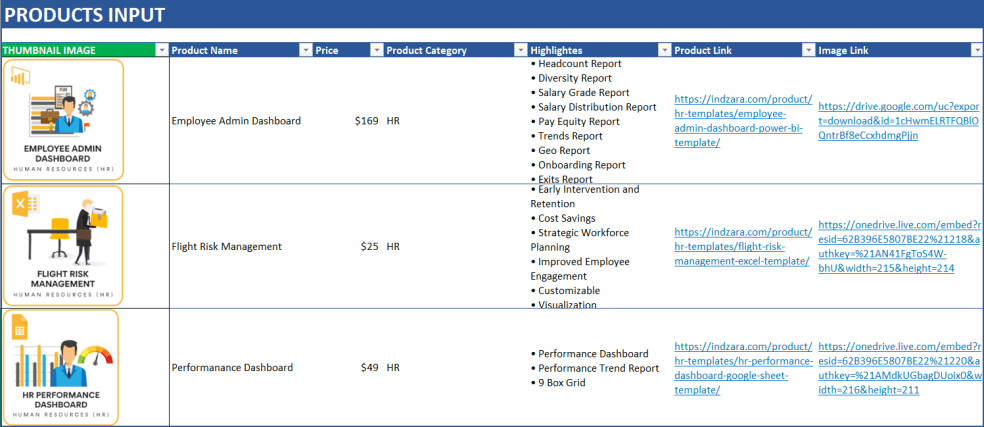 2024 Small Business Product Catalog in Excel – Free Template - Eloquens