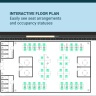 Seat Booking with Interactive Floor Plan Excel Template, Office Space ...