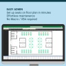 Seat Booking with Interactive Floor Plan Excel Template, Office Space ...