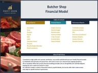 Butcher Shop – 5 Year Financial Model - Eloquens