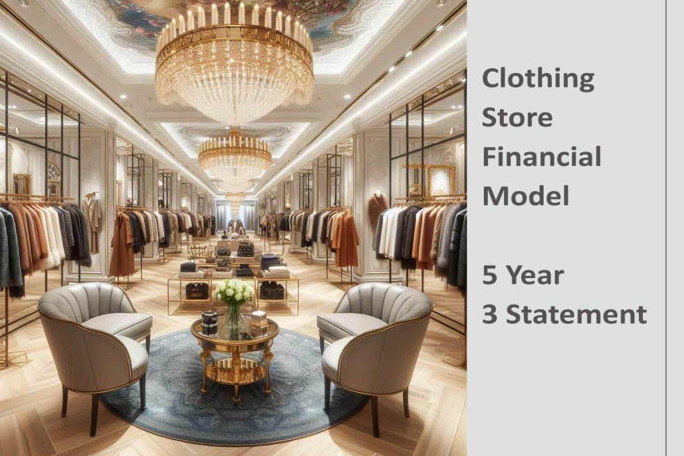 Clothing Store Financial Model with IRR and Inventory Discount Analysis ...