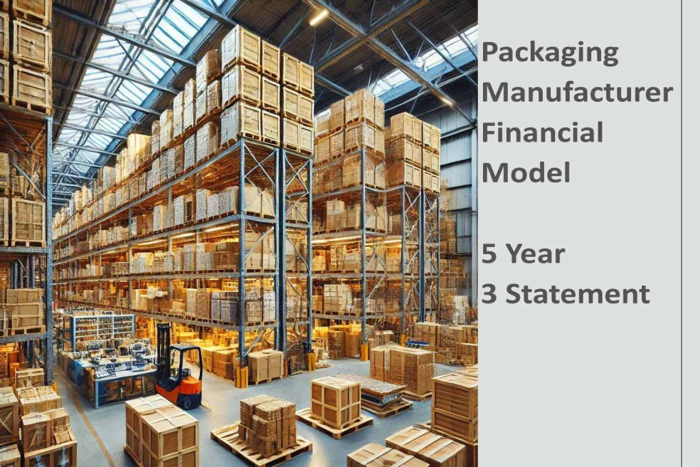 Packaging Manufacturer Financial Model Excel Template - Eloquens