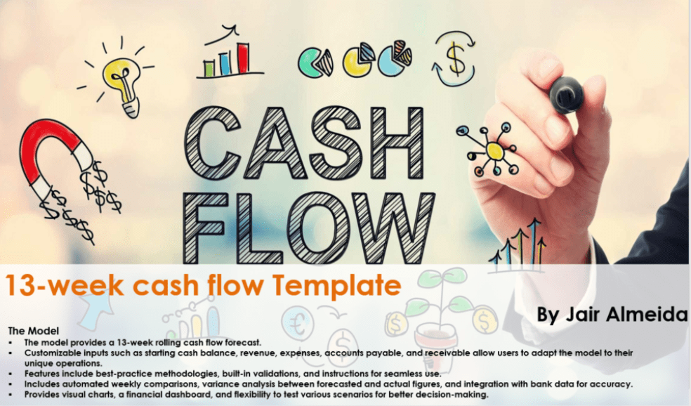 13-Week Cash Flow Forecast Template - Eloquens